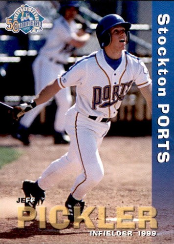 1999 Stockton Ports Grandstand #21 Jeff Pickler Santa Ana California CA ...