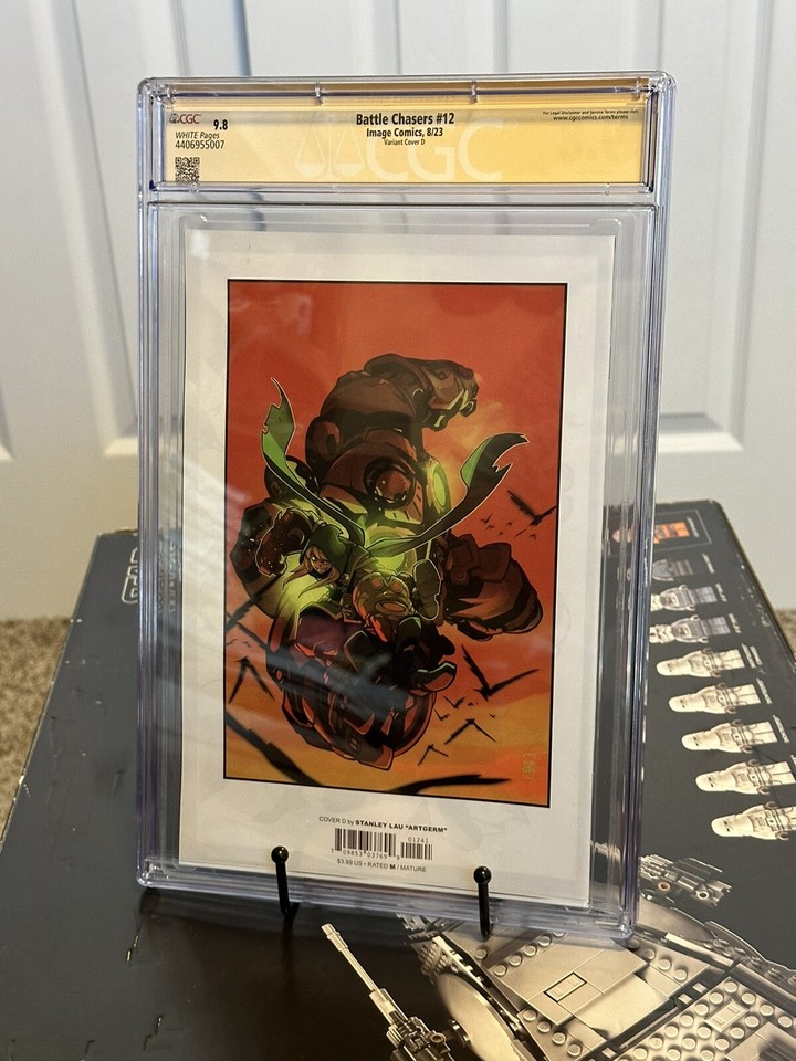 Battle Chasers #12 Red Monika Variant CGC 9.8 SS Signed by Stanley ...