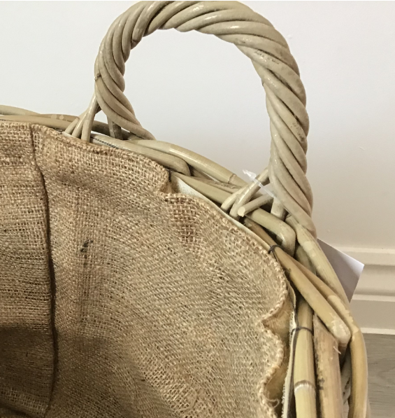 Round Rattan Log / Storage / Kindling Baskets, Excellent Quality ...