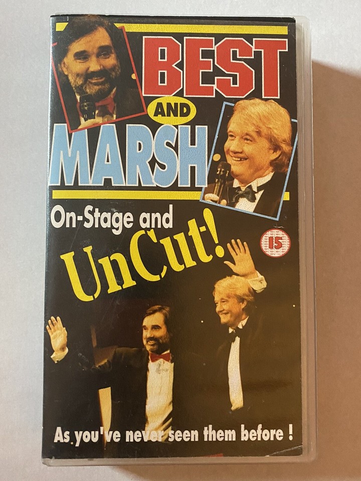 George Best & Rodney Marsh SIGNED VHS Tape “On Stage And Uncut ...