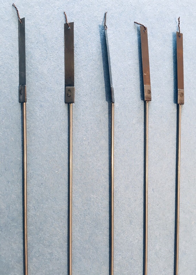 Antique American Clock Pendulum Suspension Spring- 10”-5 Pieces (N.H ...