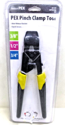 NEW! APOLLO 3/8 in., 1/2 in. and 3/4 in. PEX Quick-Cinch Clamp Tool ...