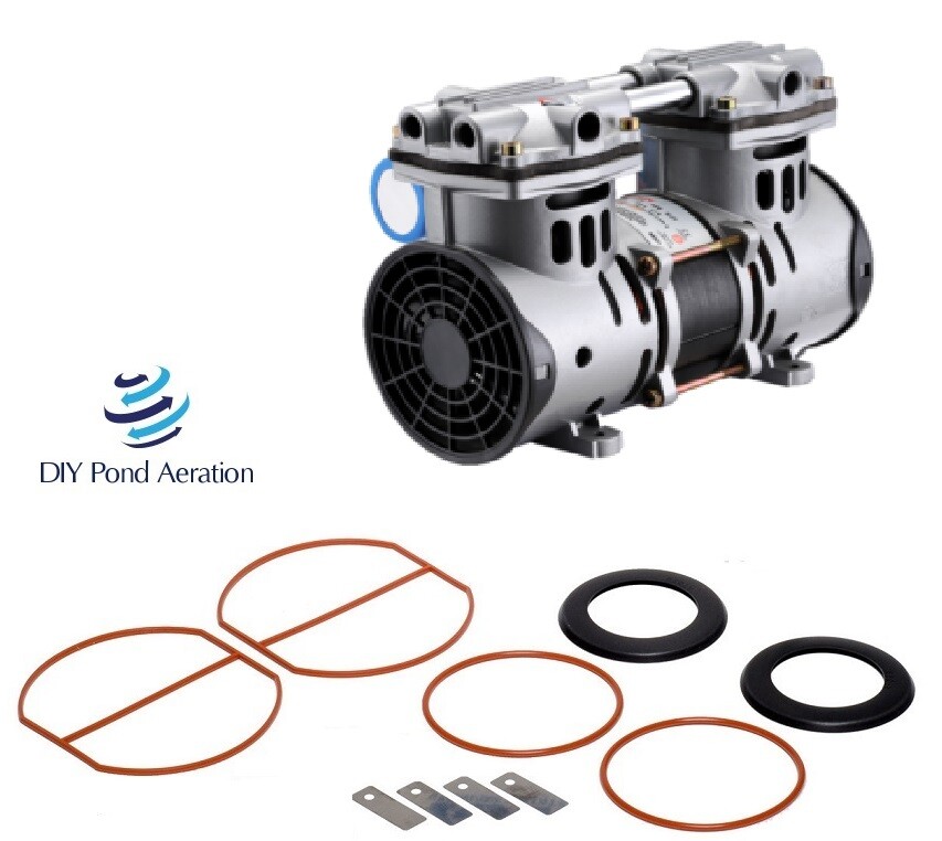 NEW 1/2hp 72+ PSI Fish Pond Aerator Compressor Pump 3+ cfm 1yr Wty ...