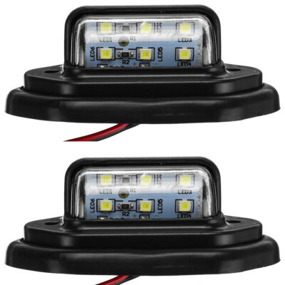 LED Lights License Plate Signal Tail Lamp Light For Car Truck Boat ...