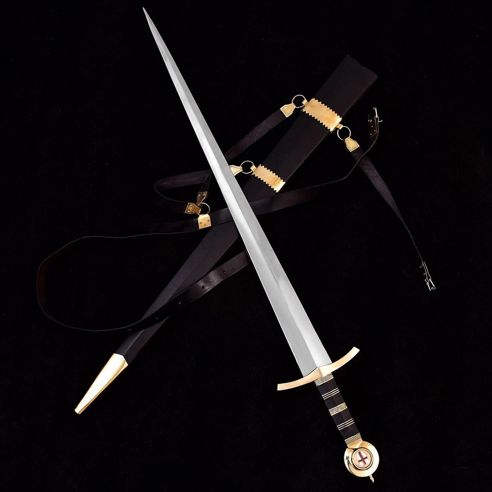 Medieval Knights Sword, Handmade Sword, Knights Templar Swords ...