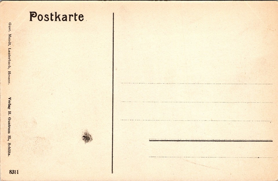 Postcard Germany Schlitz Zum wei en Ross street scene hotel | eBay UK