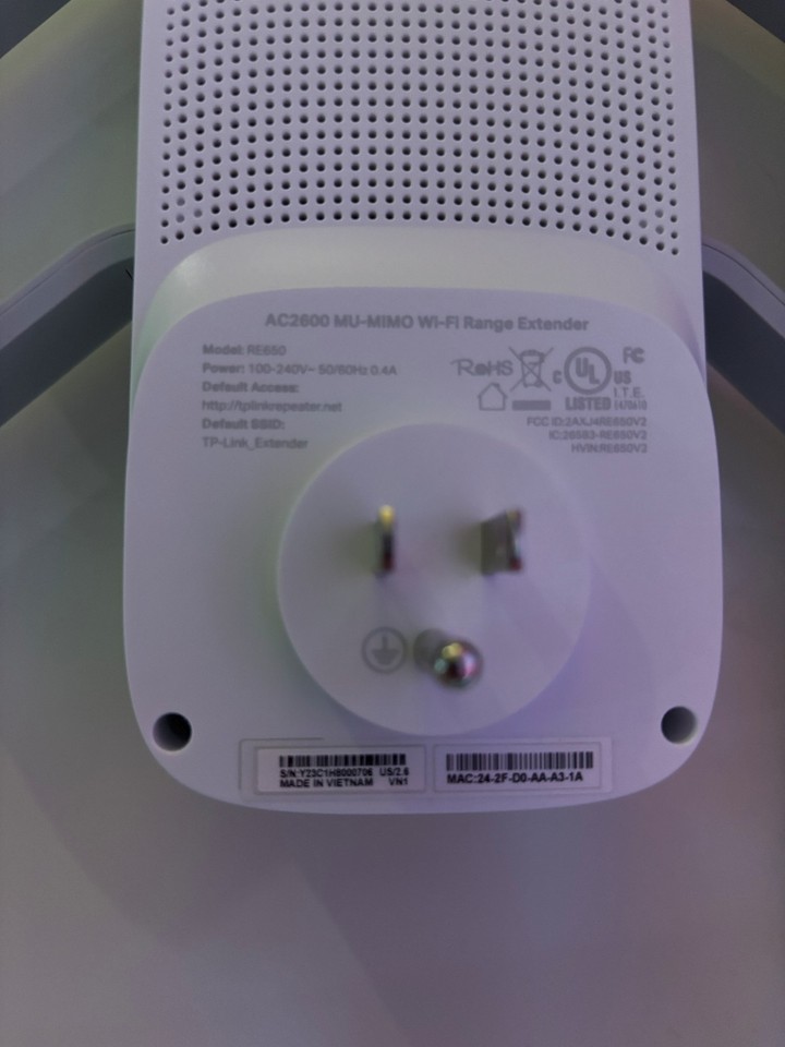 TP-Link RE650 AC2600 Wireless Dual Band MU-MIMO Wi-Fi Range Extender | eBay