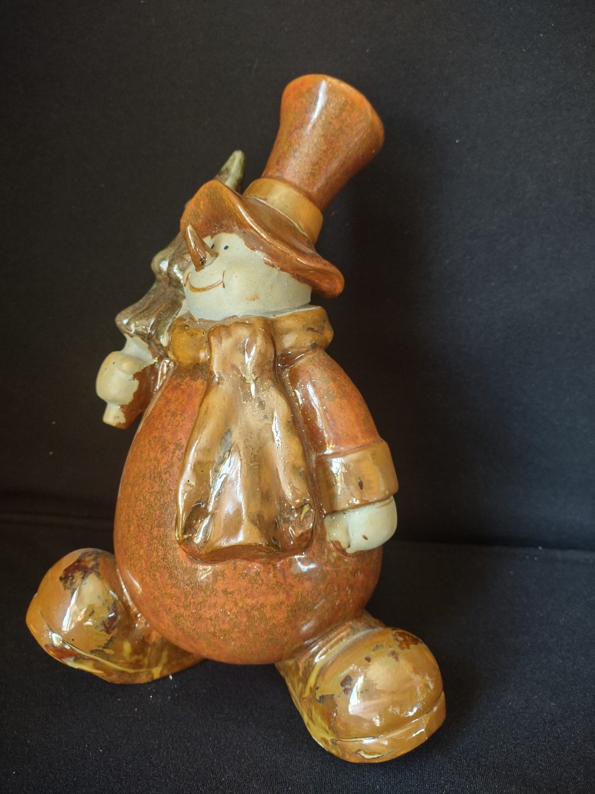 Ceramic Christmas Snowman Figurine 12" (lot 1707) | eBay