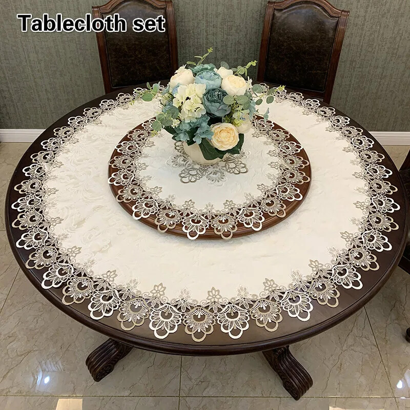 Small Round Side Tablecloth Magenta Round Tablecloth Solid Dull Bridal