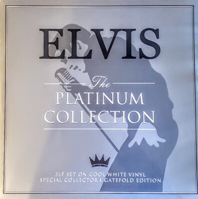 ELVIS PRESLEY - THE PLATINUM COLLECTION - 3 LP SET " WHITE VINYL ...
