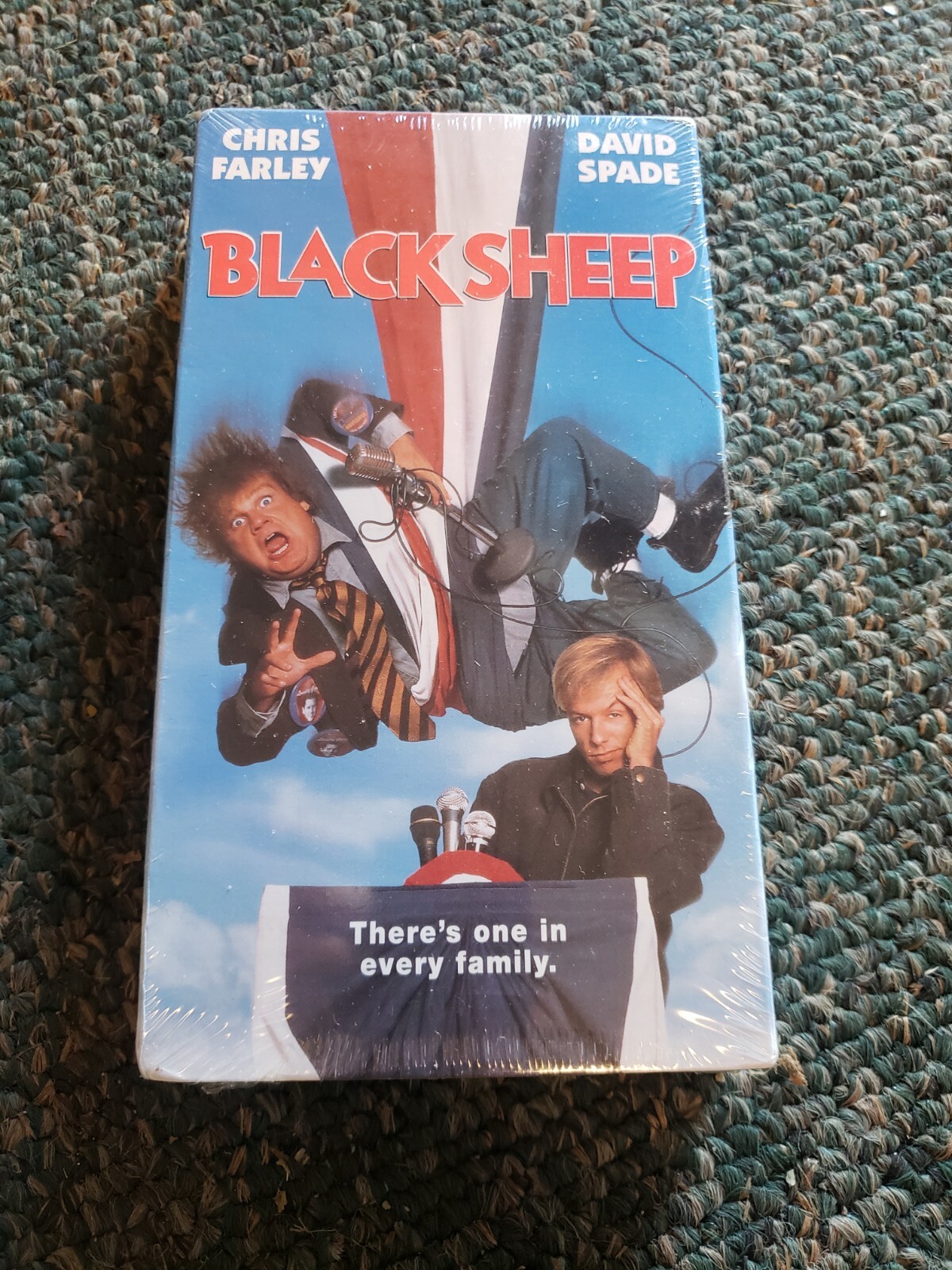 BLACK SHEEP RARE PARAMOUNT COMEDY CHRIS FARLEY VHS NEW SEALED GRADE IT ...