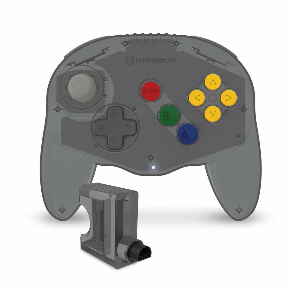 Hyperkin Admiral Premium BT Wireless Controller for N64 Nintendo 64 ...