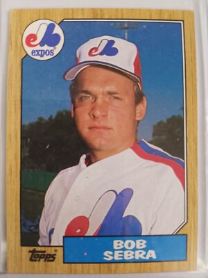 BOB SEBRA EXPOS 1987 TOPPS BASEBALL CARD #479 | eBay