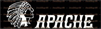 Apache Powerboats - Sports - CAR/SUV/Truck Vinyl Die - Cut Peel N ...