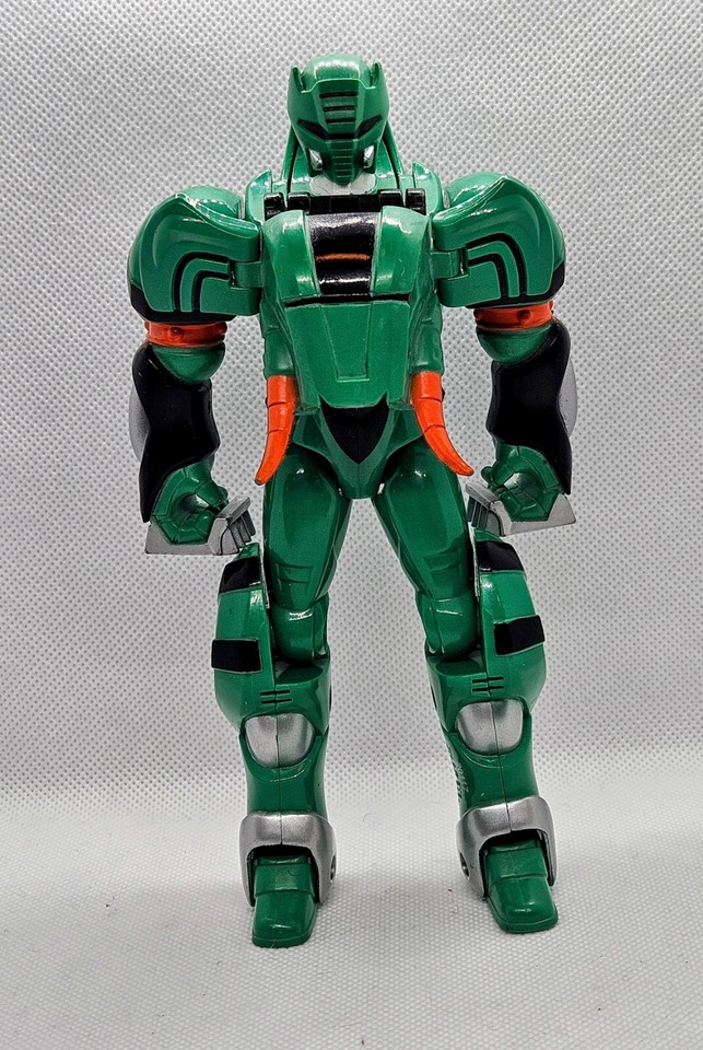 2007 BANDAI POWER RANGERS JUNGLE FURY GREEN RANGER ELEPHANT RANGER ...