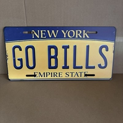 Go Bills Buffalo Bills Novelty New York Liscence Plate | eBay