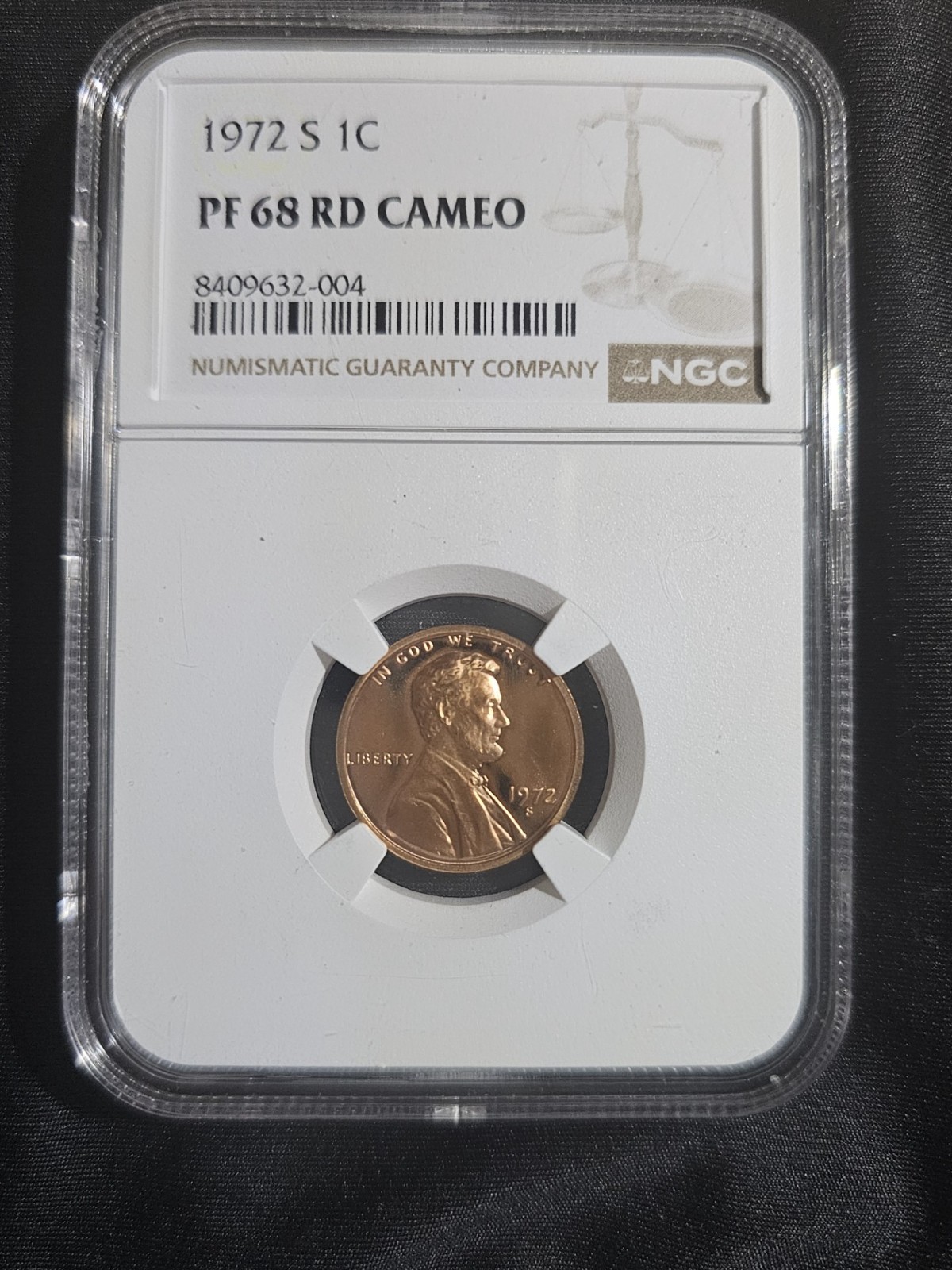 1972 S 1c PF 68 RED CAMEO DDO DDR - NGC Cert #8409632-004 | eBay