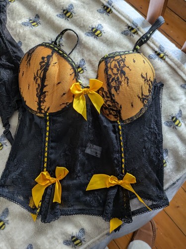 Vintage Style Job Lot Of Glossy Lacey Basques Corsets Pin Up Lingerie ...