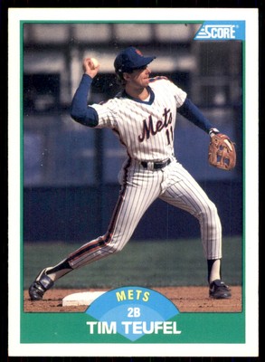 1989 Score Tim Teufel New York Mets #58 | eBay
