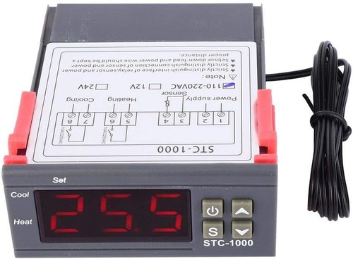 STC-1000 Digital Temperature Controller Thermostat Sensor Switch 110~240VAC | eBay