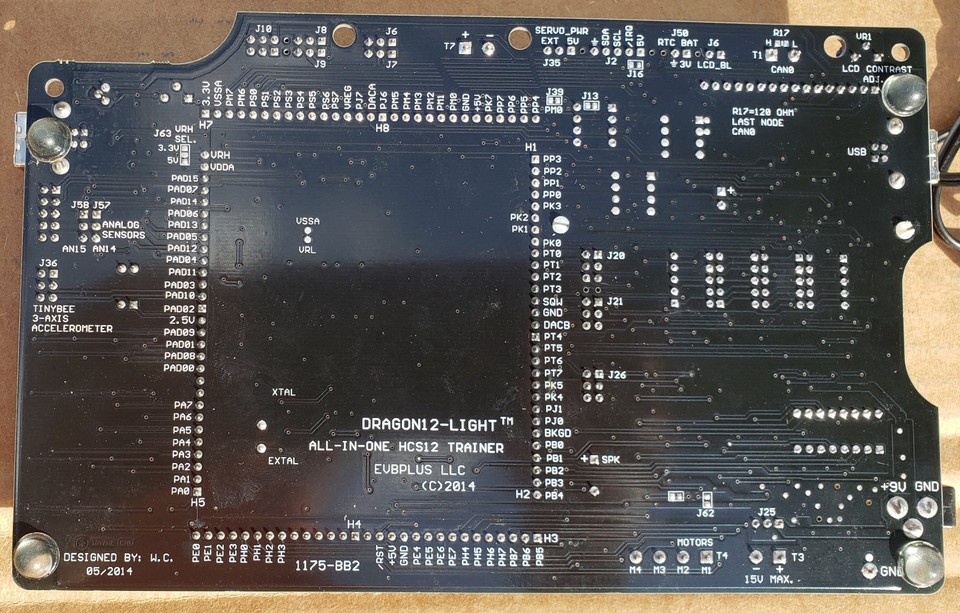 DRAGON12-Light HCS12 Trainer MC9S12DG256 DVB-023 Development Board DB ...