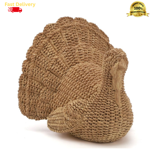 7" Resin Turkey Table Centerpiece Thanksgiving Decor Rustic Fall ...