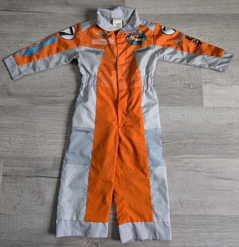 Disney Fire & Rescue Jumpsuit Dusty Orange & Gray Boys Sz 2 Costume ...
