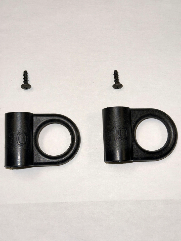 Pair Bowflex 10lb 10 lb Power Rod Eye Hook Selection Endcap end caps ...