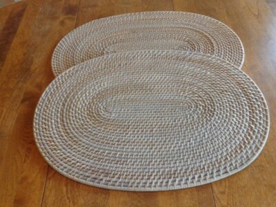 SWEETGRASS OVAL PLACEMATS LOT OF 2 | eBay