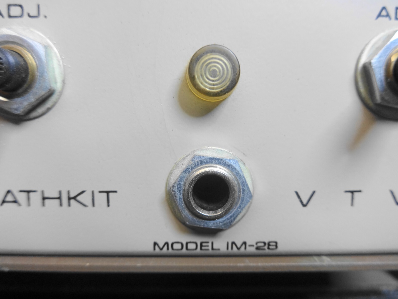 Heathkit VTVM MODEL IM-28 Vintage Vacuum Tube Voltmeter Tester w/ PK-3A ...