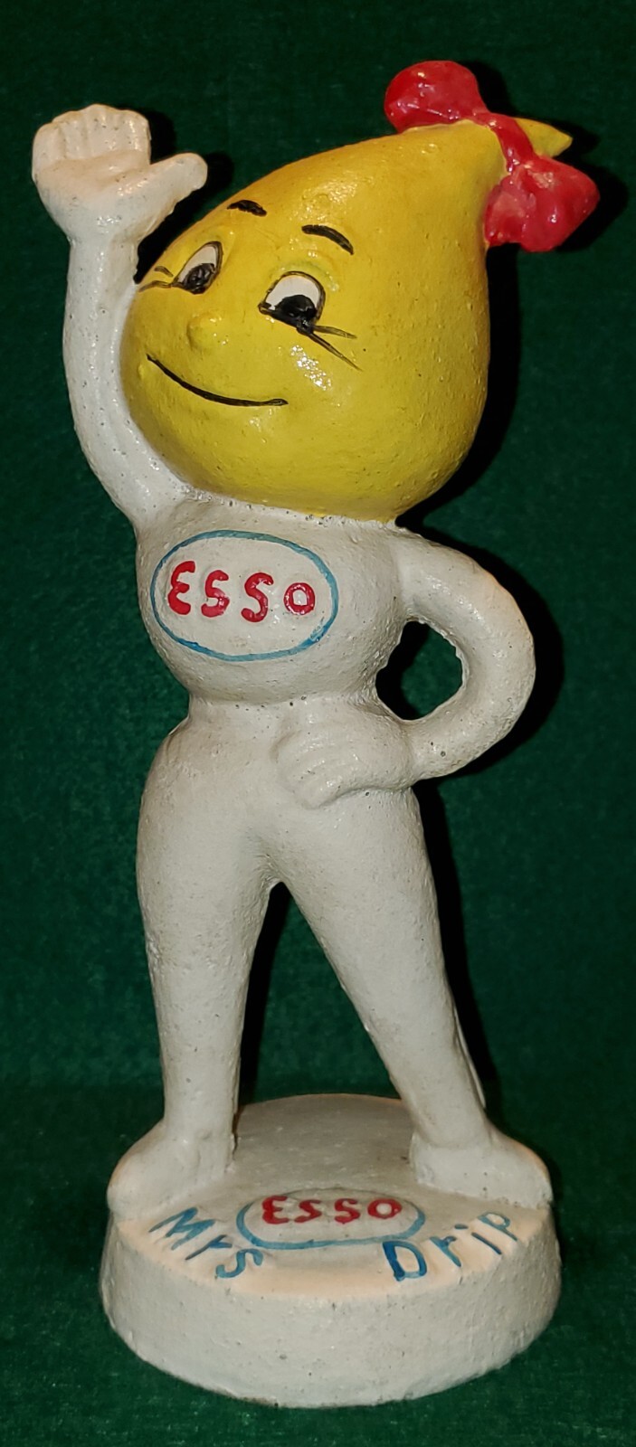 CAST IRON ESSO GIRL "Mrs. Drip" COIN BANK | eBay