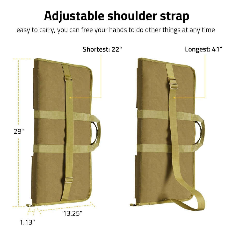 28inches Tactical Soft Rifle Case Shotguns Gun Range Bag Pistol Case ...