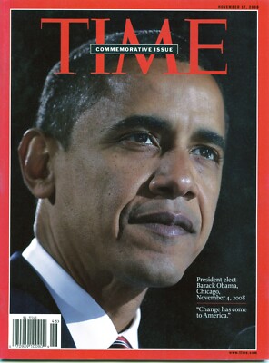 Barack Obama Time Magazine Commemorative Issue Nov 17 2008 President ...