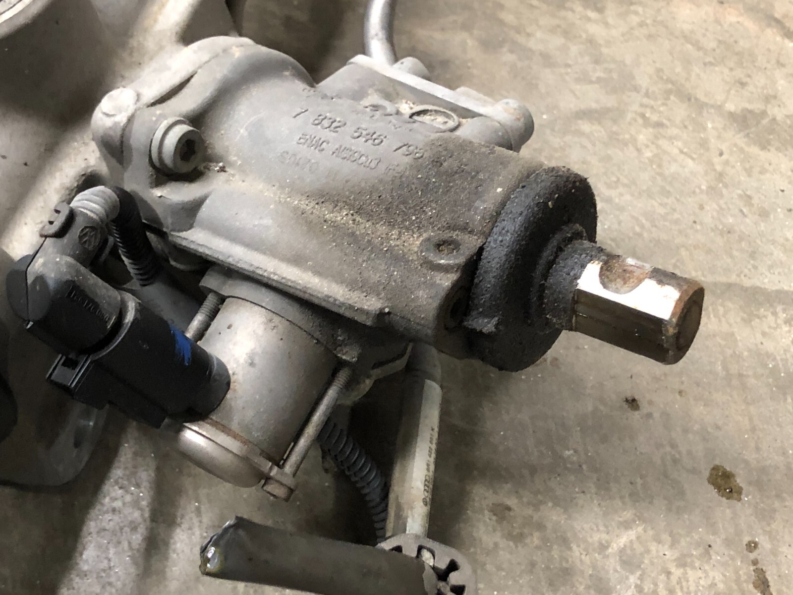 08-12 AUDI S5 A5 POWER STEERING GEAR RACK AND PINION ASSEMBLY, OEM ...