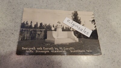 William Marsden Memorial Fennimore, WIS WI Real Photo Postcard Circa ...
