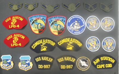 USMC CAPE COD USS Enterprise Hayler Midway Huge 23 Patch Marines Lot ...