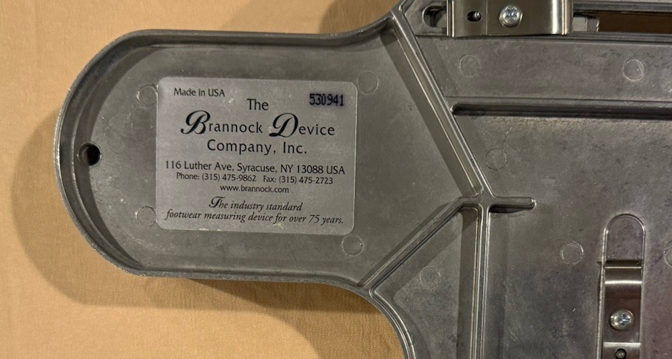 Brannock Device - Women's Foot Measuring Tool - Length and Width | eBay