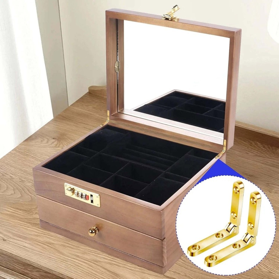 6 Set thicker and firm Small Hinges With Screws not easy to rust For ...