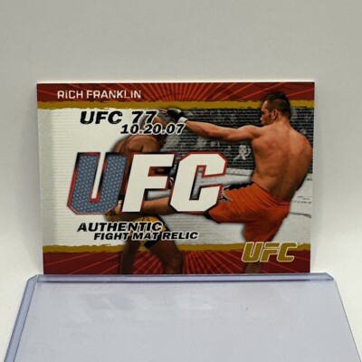 Rich Franklin /199 Card 2009 Topps UFC Fight Mat Relics #FM-RF | eBay