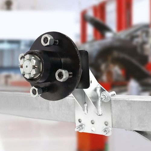 (Pack of 8) Trailer Axle Kits with 4 on 4" Bolt Idler Hub & 1" Round ...