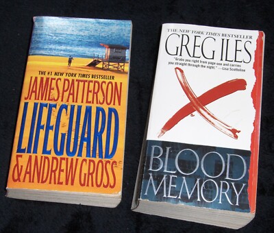 Lifeguard James Patterson Blood Money Greg Iles Two Mystery Paperback ...