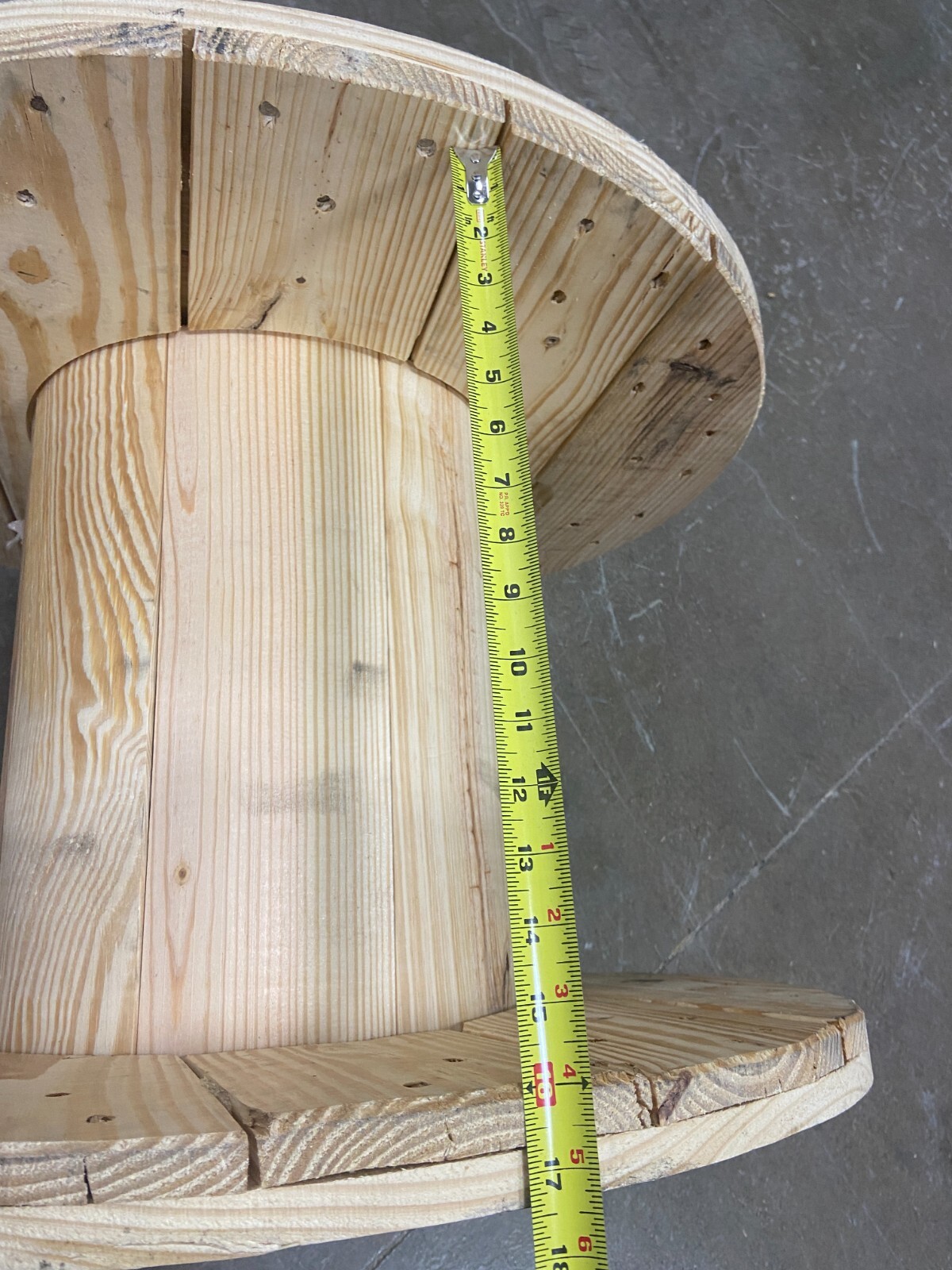 Heavy Duty Southwire Wood Reel HOBBY CRAFT TABLE BUILD YOUR OWN CLOCK ...