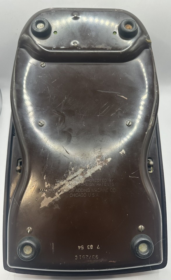 Vintage Art Deco Victor Adding Machine Calculator Bakelite Jade Mid ...