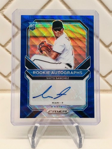 2021 Panini Prizm Rookie Autographs SIXTO SANCHEZ RC Auto 37/50 Blue ...