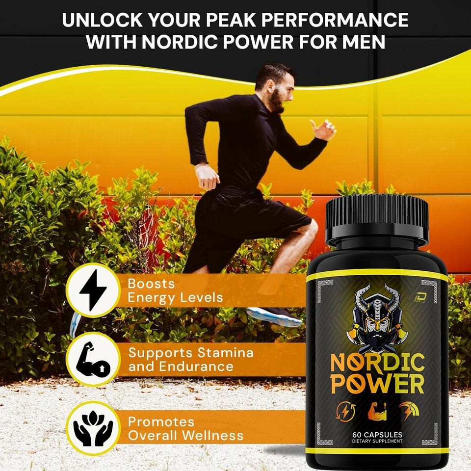 (5 Pack) Nordic Power for Men Capsules – NordicPower Overall Health and ...