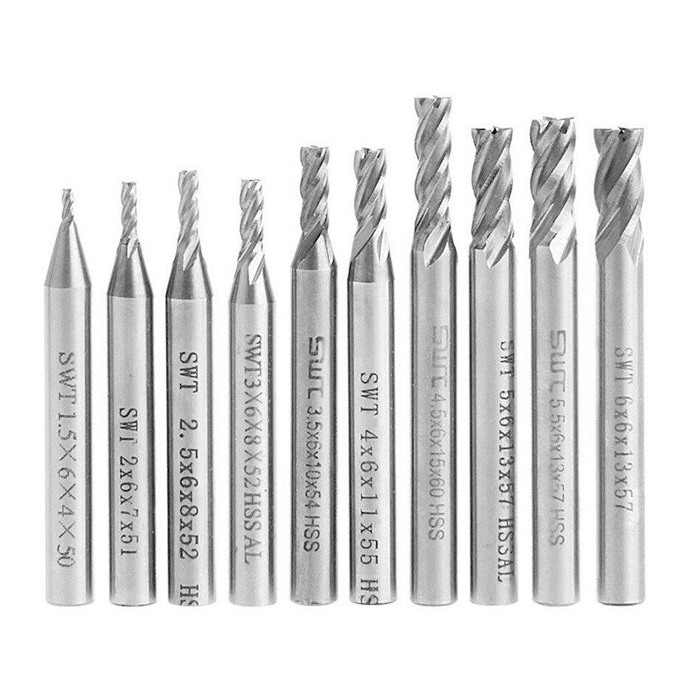Cutter Long Life End Milling Flute Straight Shank Deep Hole Pitch ...