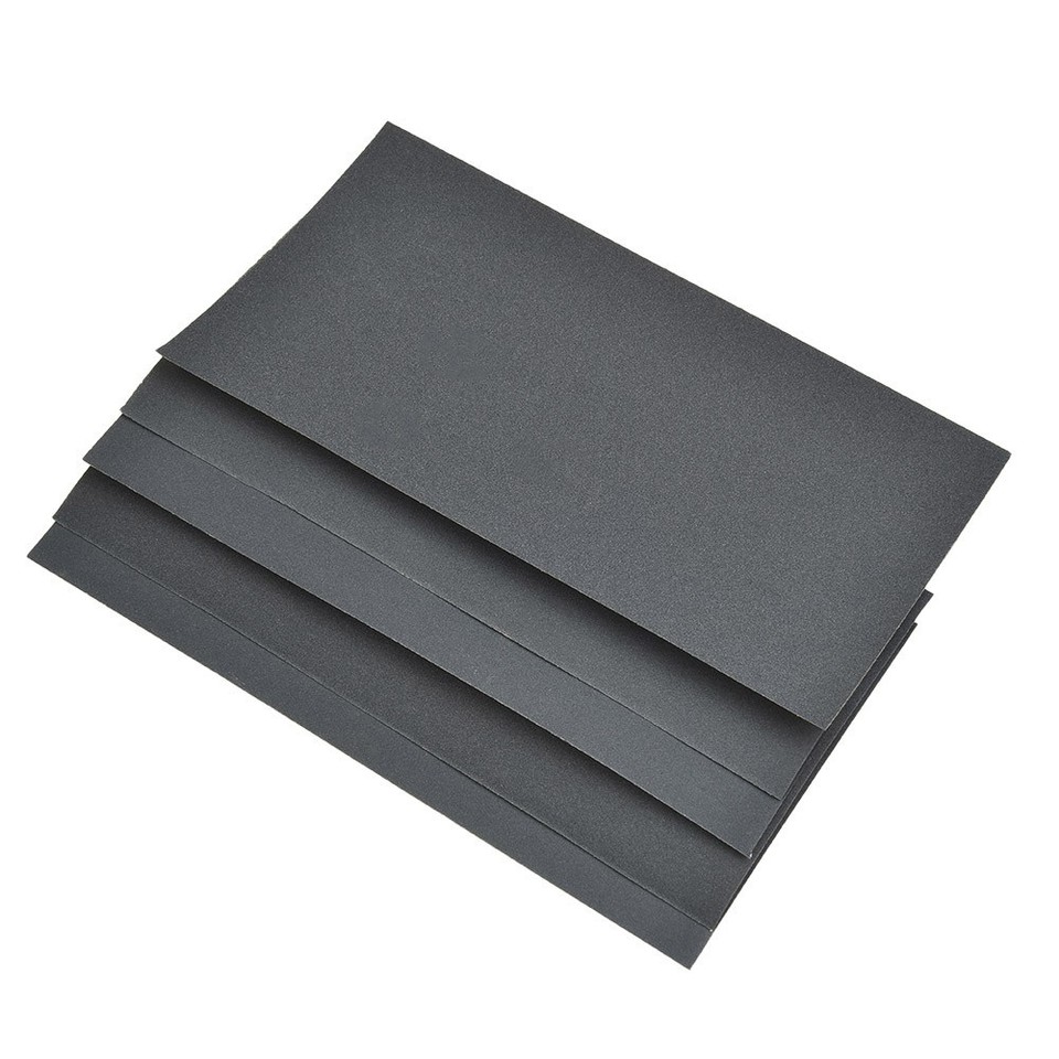 15pcs Wet Dry Sandpaper Polishing Abrasive Waterproof Paper Sheets 400 ...