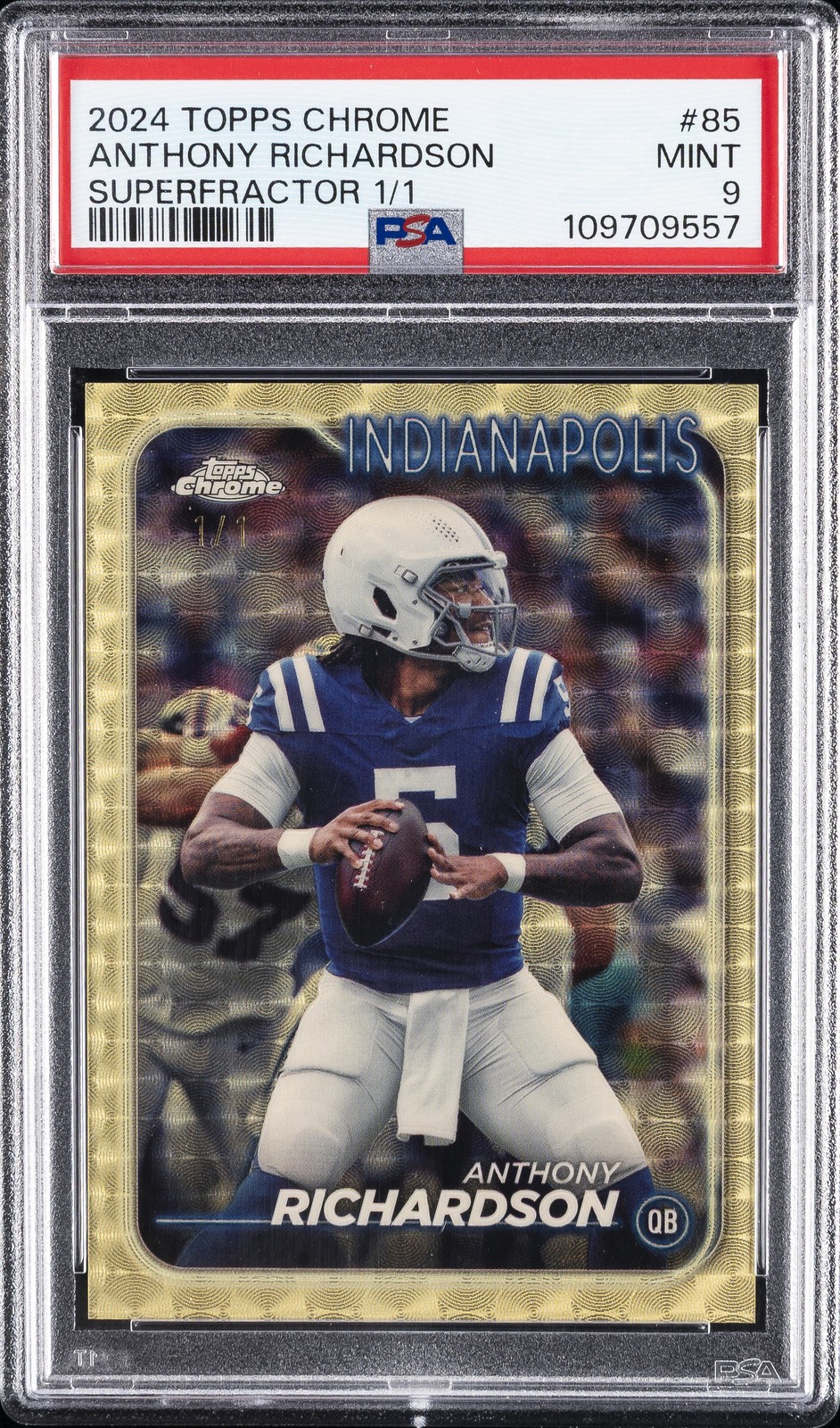 2024 TOPPS CHROME SUPERFRACTOR 1/1 #85 ANTHONY RICHARDSON 1/1 PSA 9 | eBay