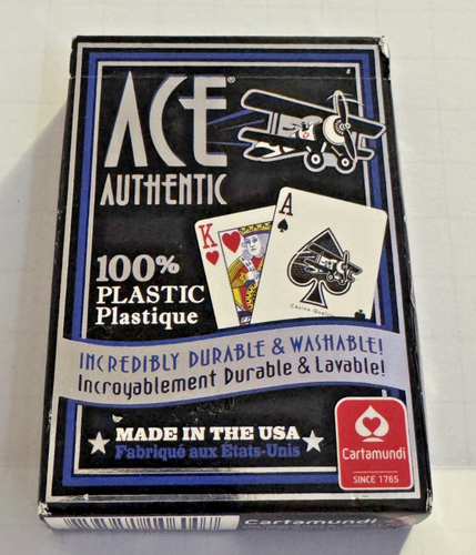 Cartamundi Ace Authentic Plastic Playing Cards | eBay