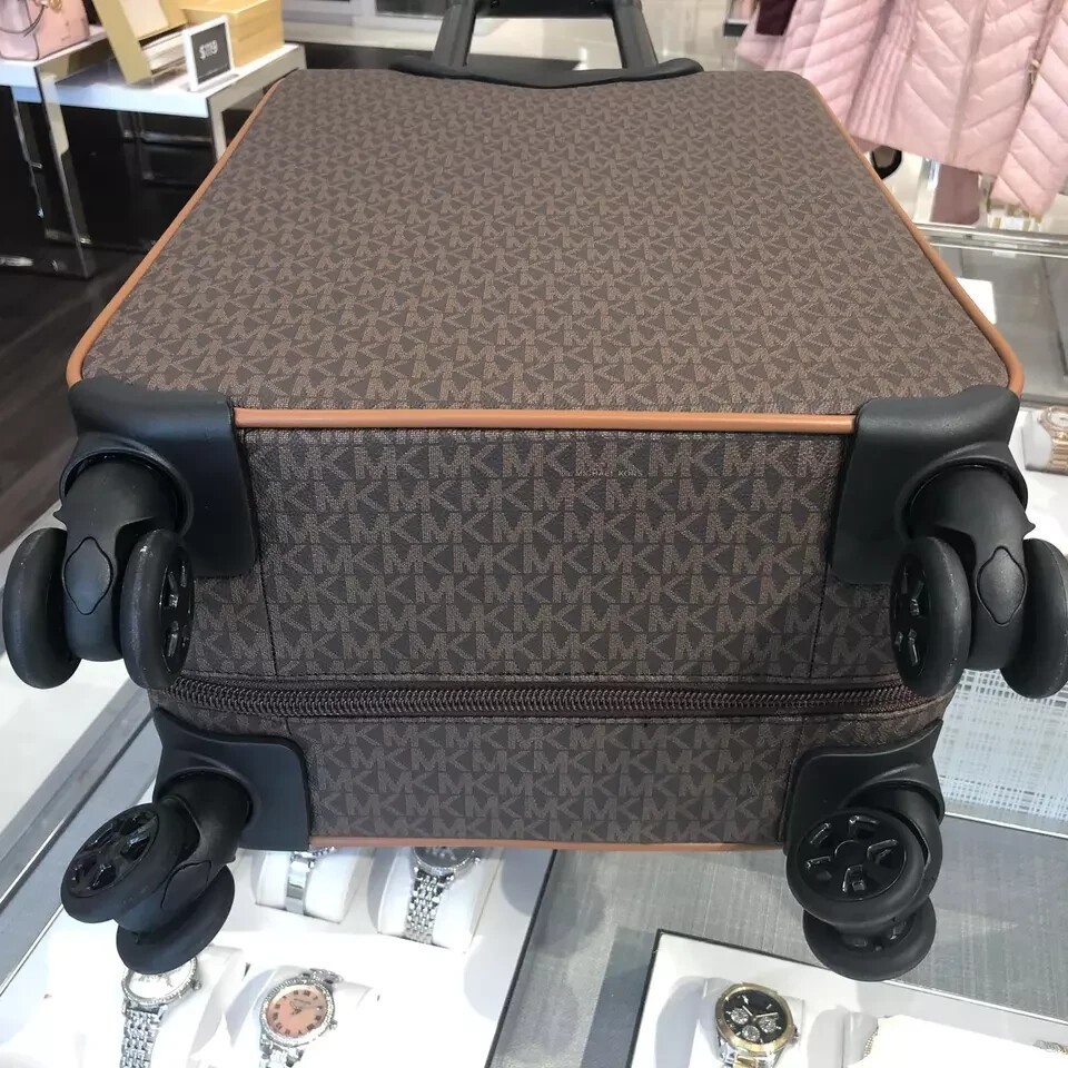 Michael Kors Women Travel Trolley Suitcase + Weekender Bag Combo Set ...